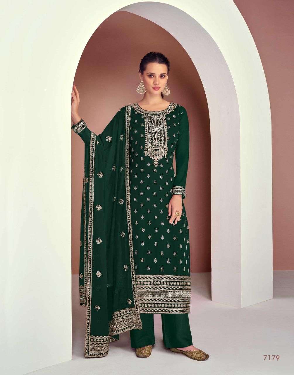 gulkayra designer dimple heavy embroidered dress indian cloth wholesale